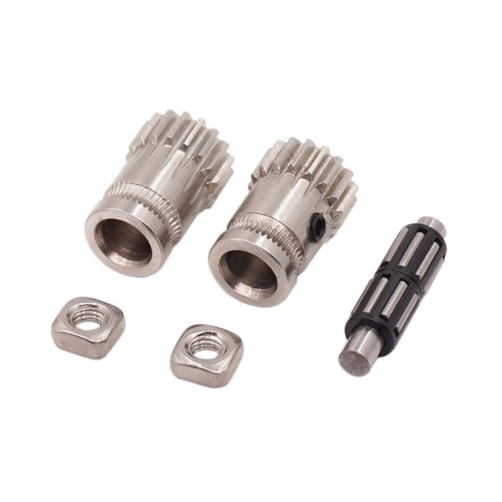Double traction drive gears for extruder – Bondtech style – Compatible ...